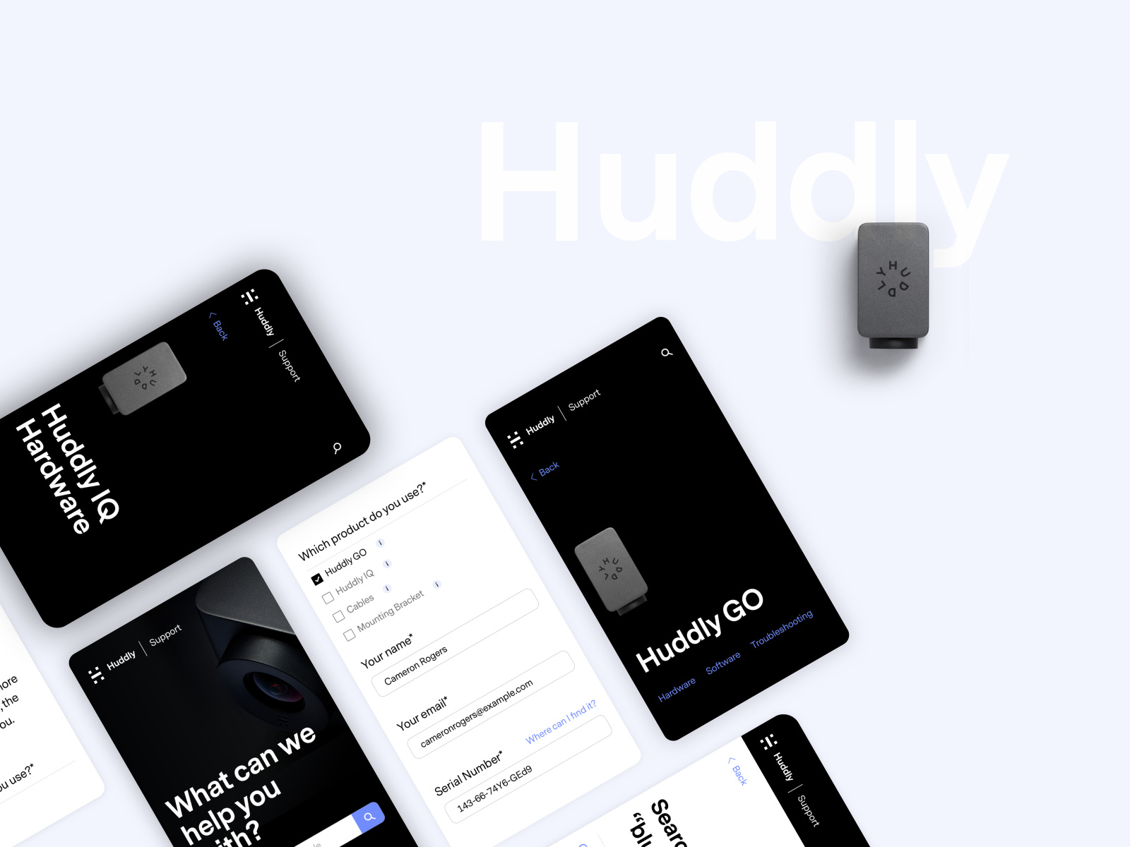 Huddly: smart conference cameras by Marcin Skrzypczak on Dribbble