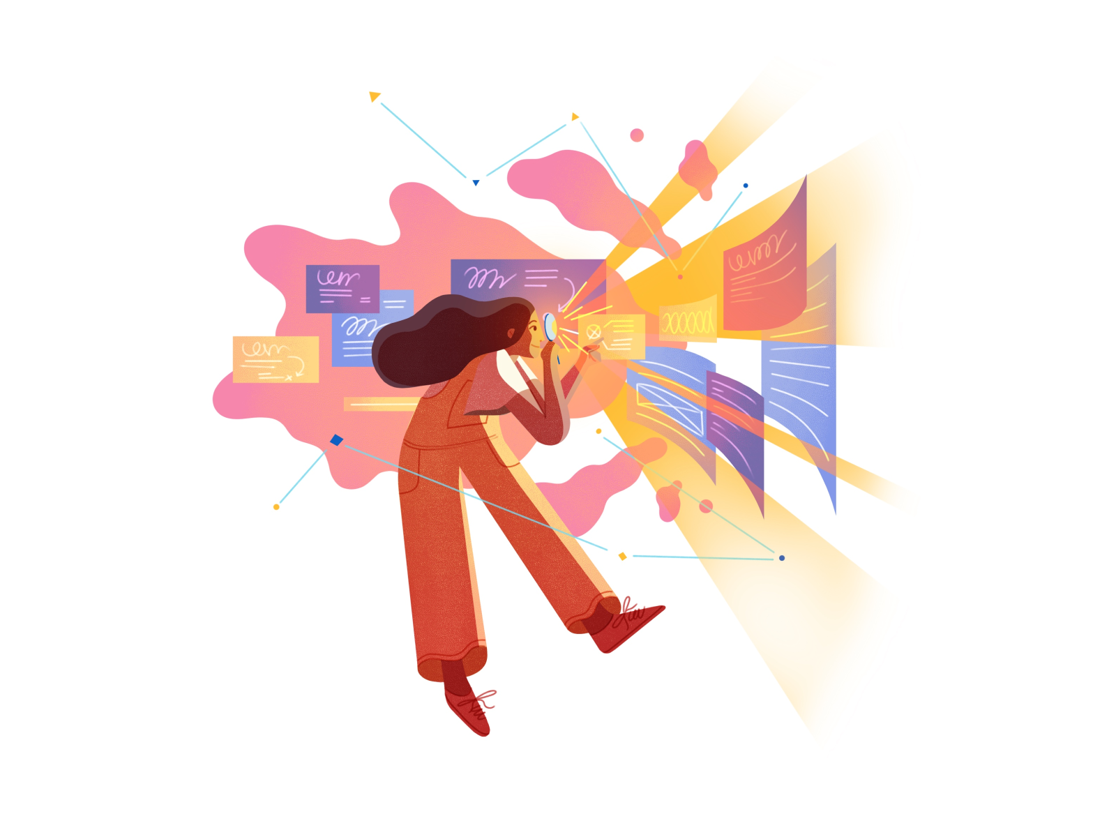 Process Mining and Value Streams Illustration by Maya Nguyen on Dribbble