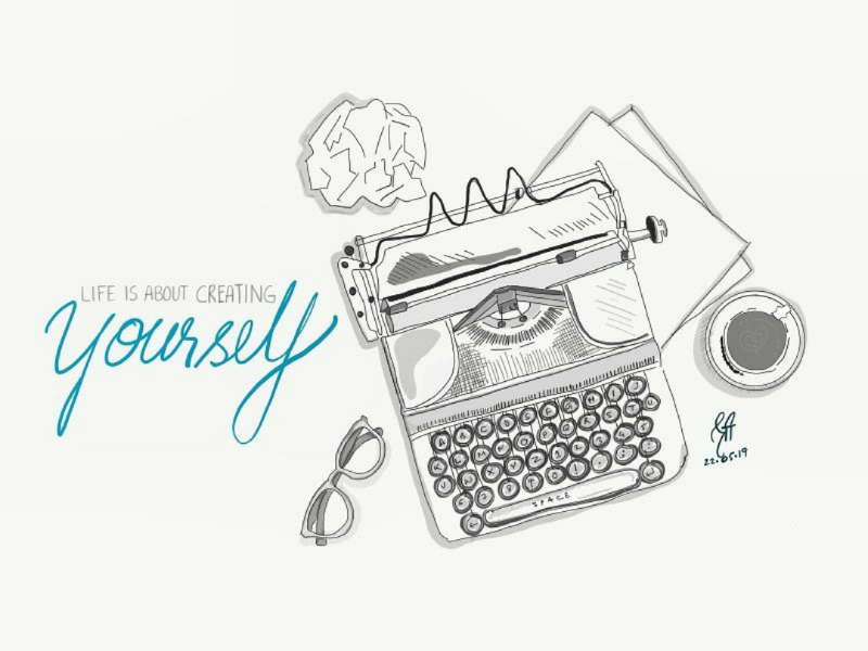 Life is about Creating Yourself. by Shyamashree Banerjee on Dribbble