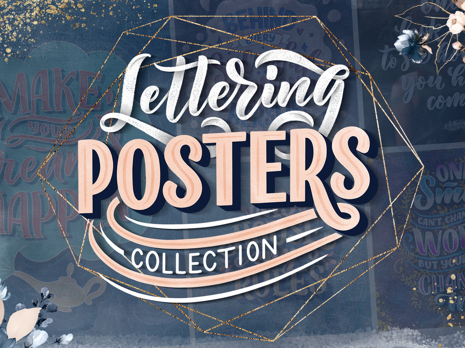 Lettering Posters Collection by Svetlana Kutsyn @_artlana_ on Dribbble