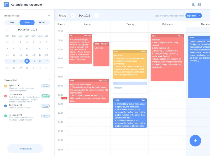 UI Calendar Management on PC by Nguyễn Việt Triều on Dribbble