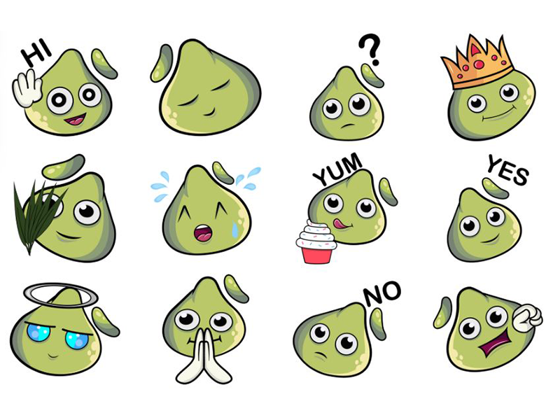 Cartoon Dimsum Emoji Set by Emoji Expert on Dribbble