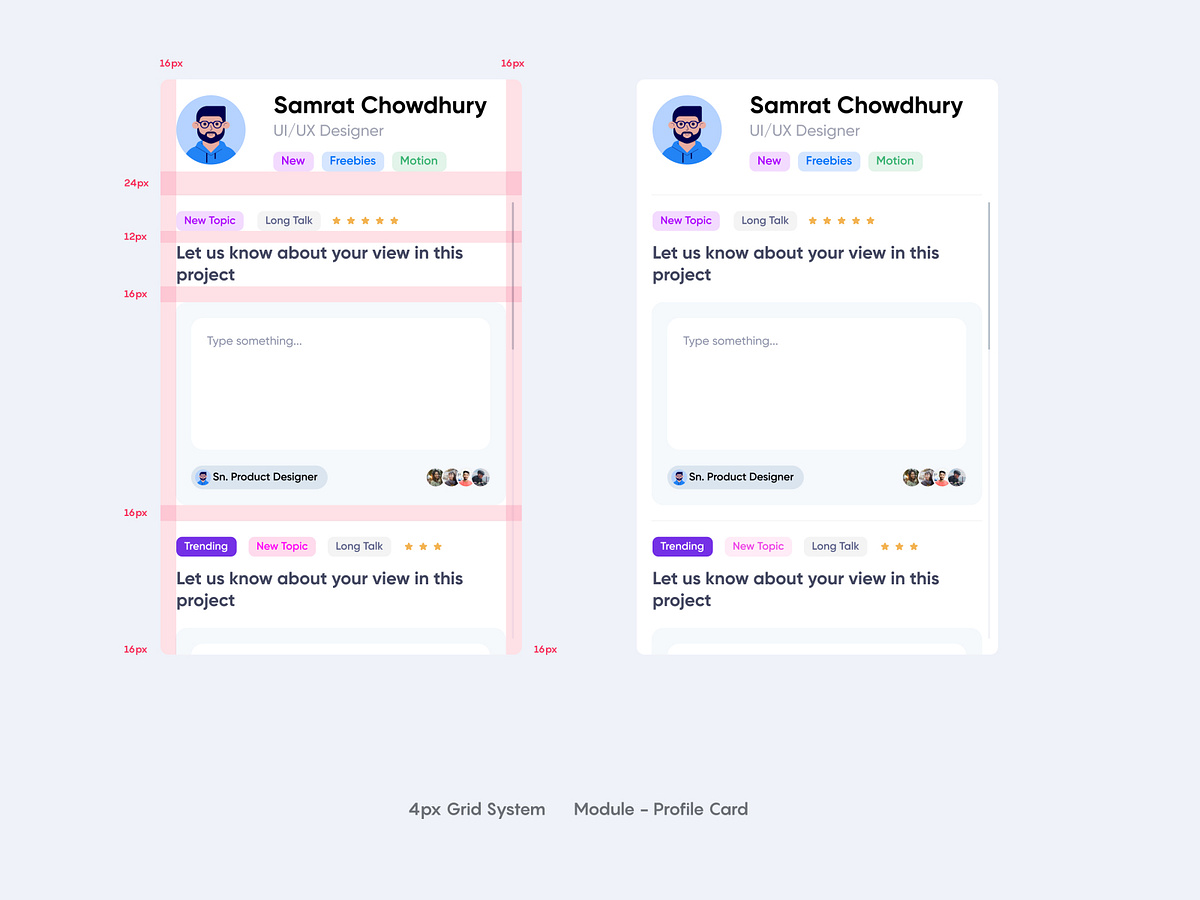 Grid System - UI Design by Samrat Chowdhury 🚀 on Dribbble