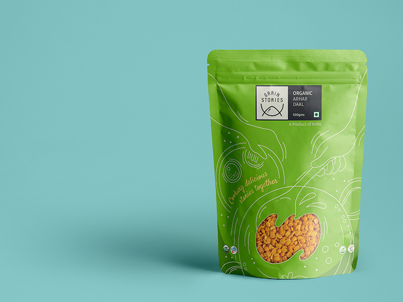 Grain Stories- Grain Packaging by Kalika Arora on Dribbble