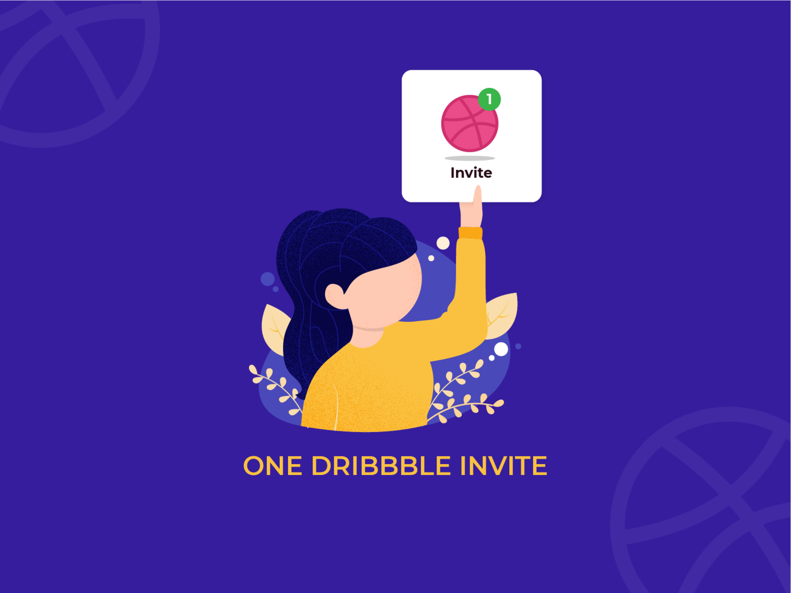 Dribbble Invite Giveaway by Pallavi Mohan on Dribbble