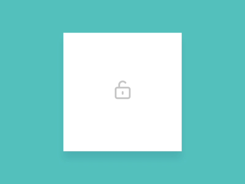 Lock animation v2 by Benoit Massé on Dribbble
