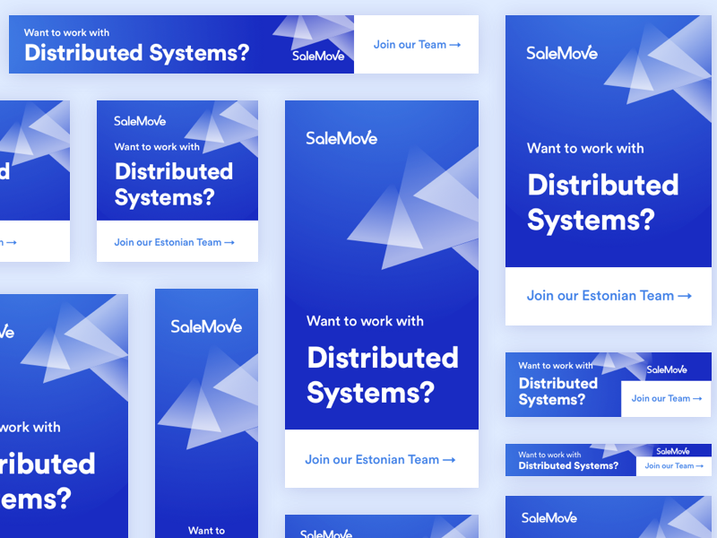 Hiring ads by Glia on Dribbble