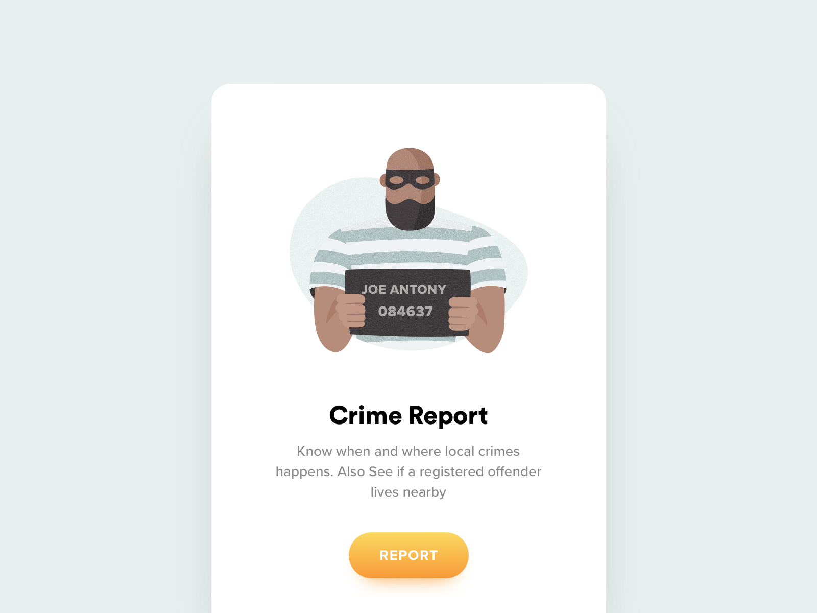 Crime Report by Brucira on Dribbble