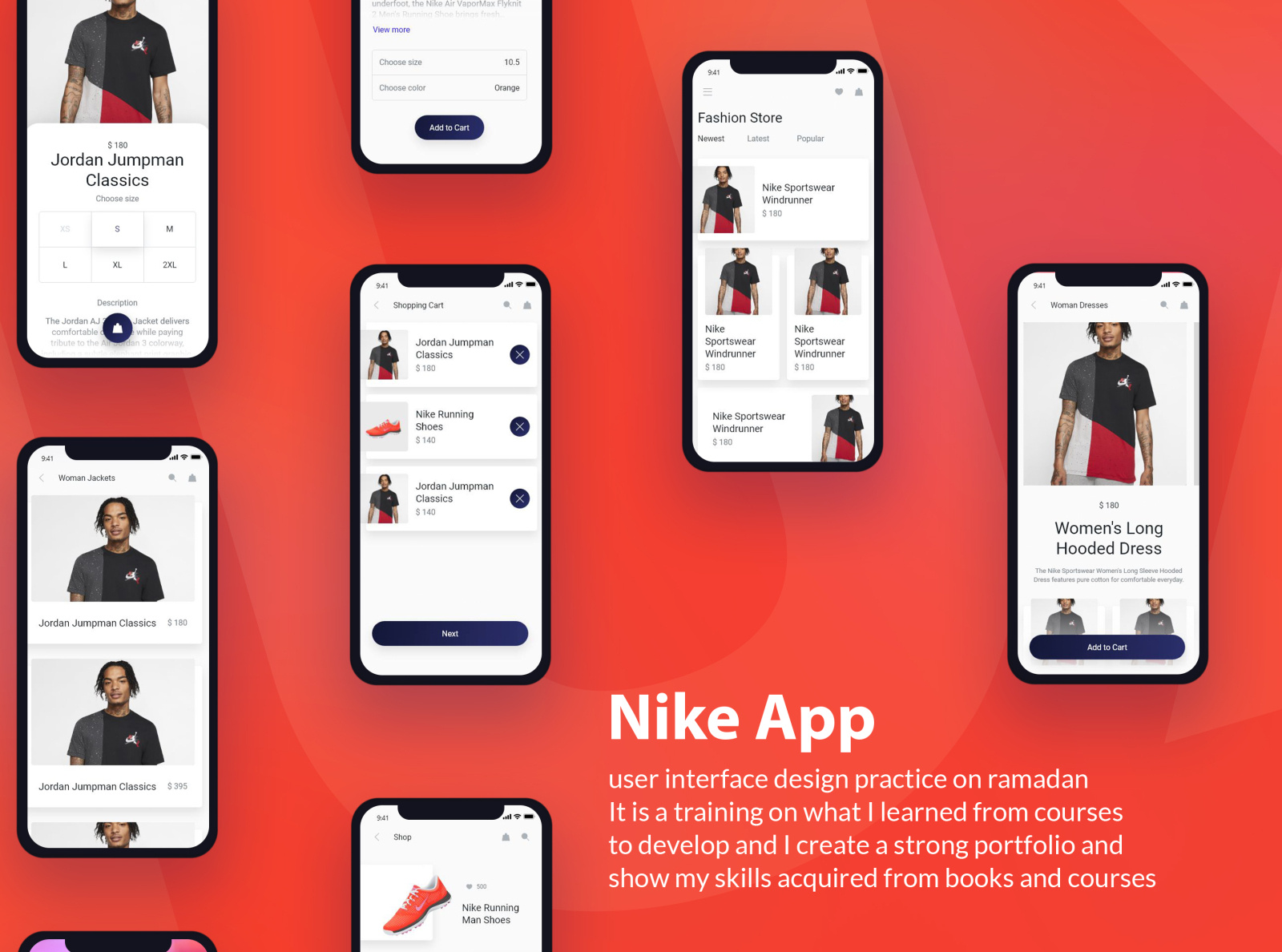 Nike - User Interface Design by Mohammad Medhat on Dribbble