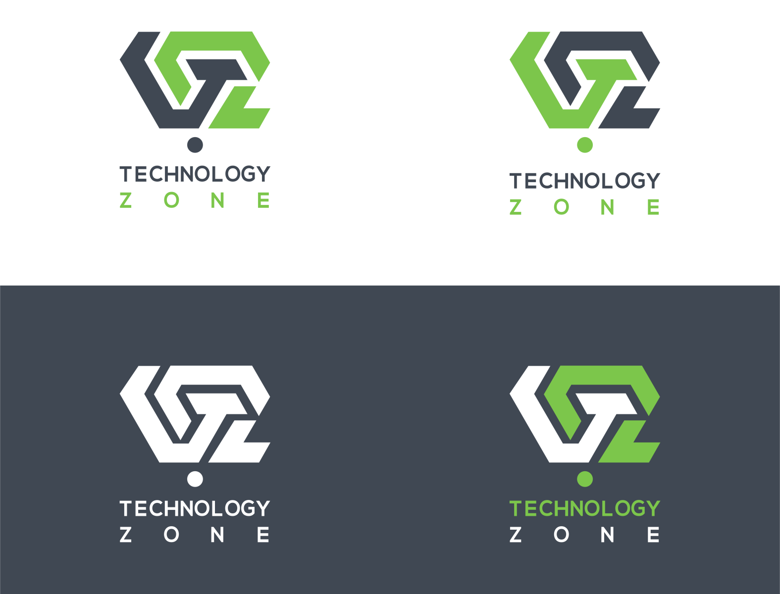 Technology Zone | Logo Design by Mohammad Medhat on Dribbble