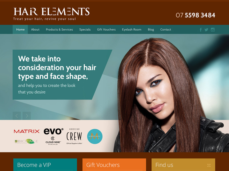 Hair Elements Home Concept by Leon David Perkin on Dribbble
