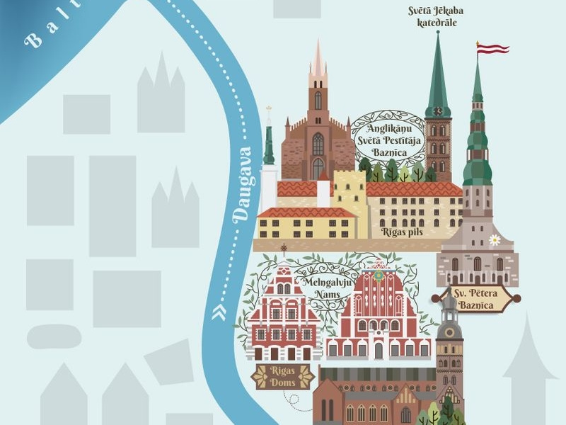 Riga Map: Work in Progress by Oleksiy Pyliov on Dribbble