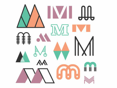 M Monogram Logos by Kim Mesman on Dribbble