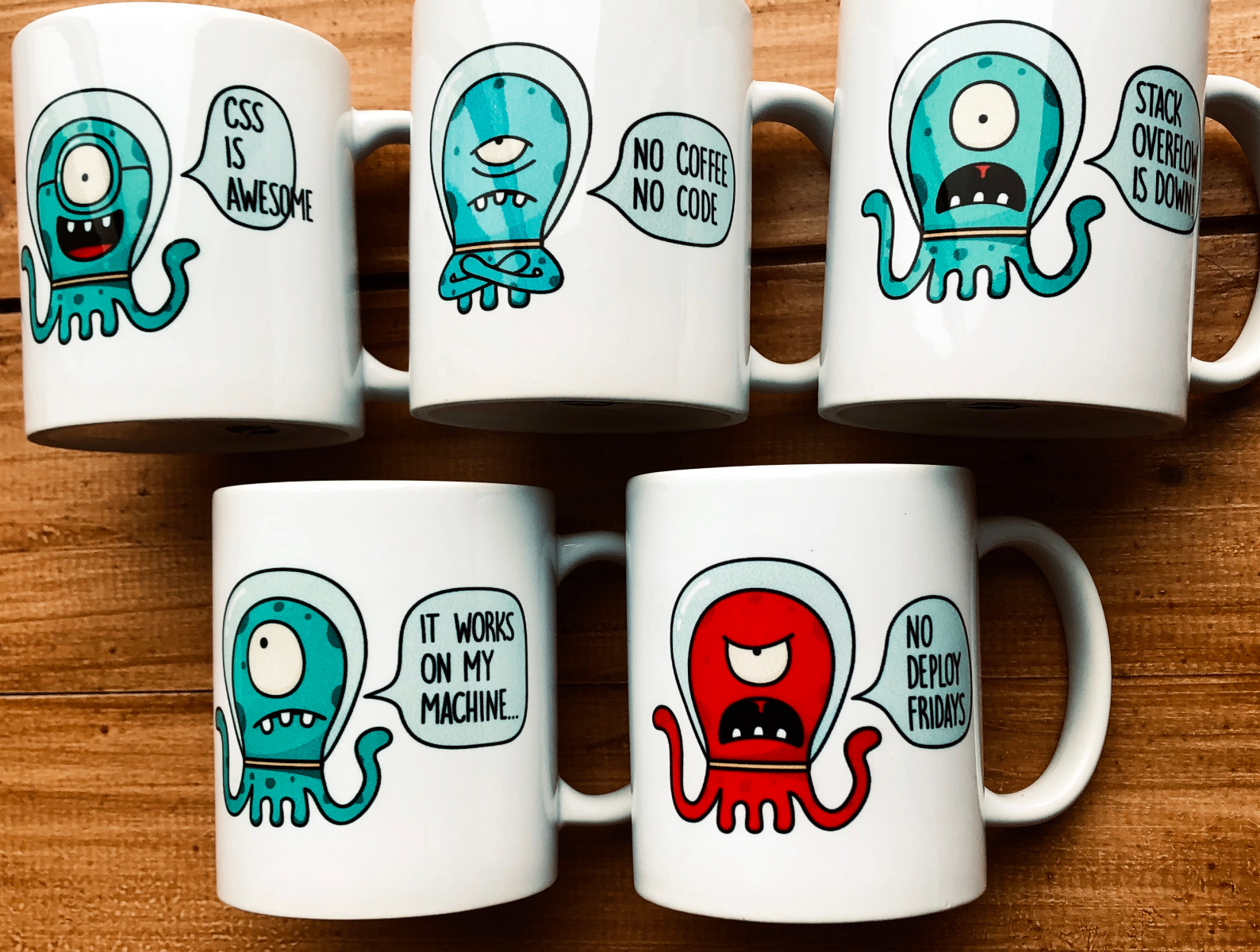 Nerd mugs by Mariana Beldi on Dribbble