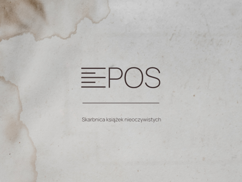 EPOS - the used books store logo by Dorota Kempa on Dribbble