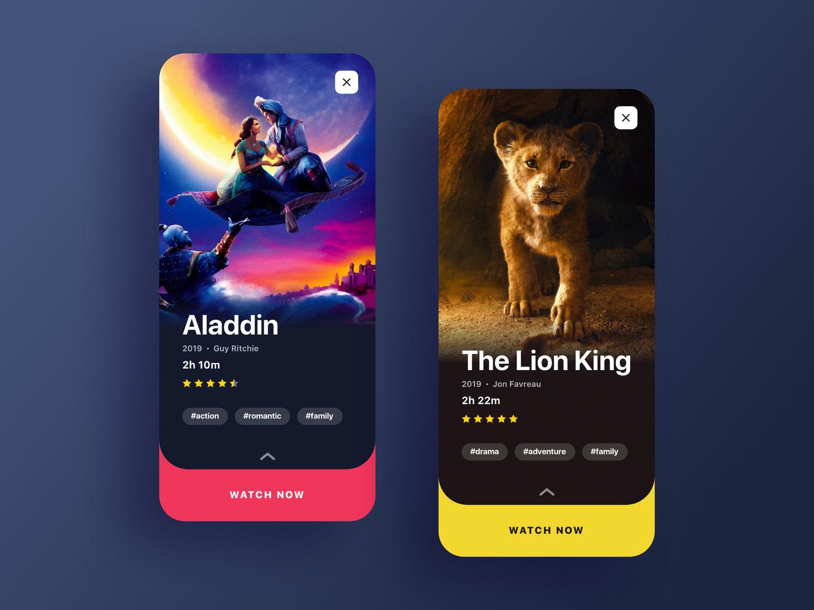 Disney+ App Concept by Fabio Cisotto on Dribbble