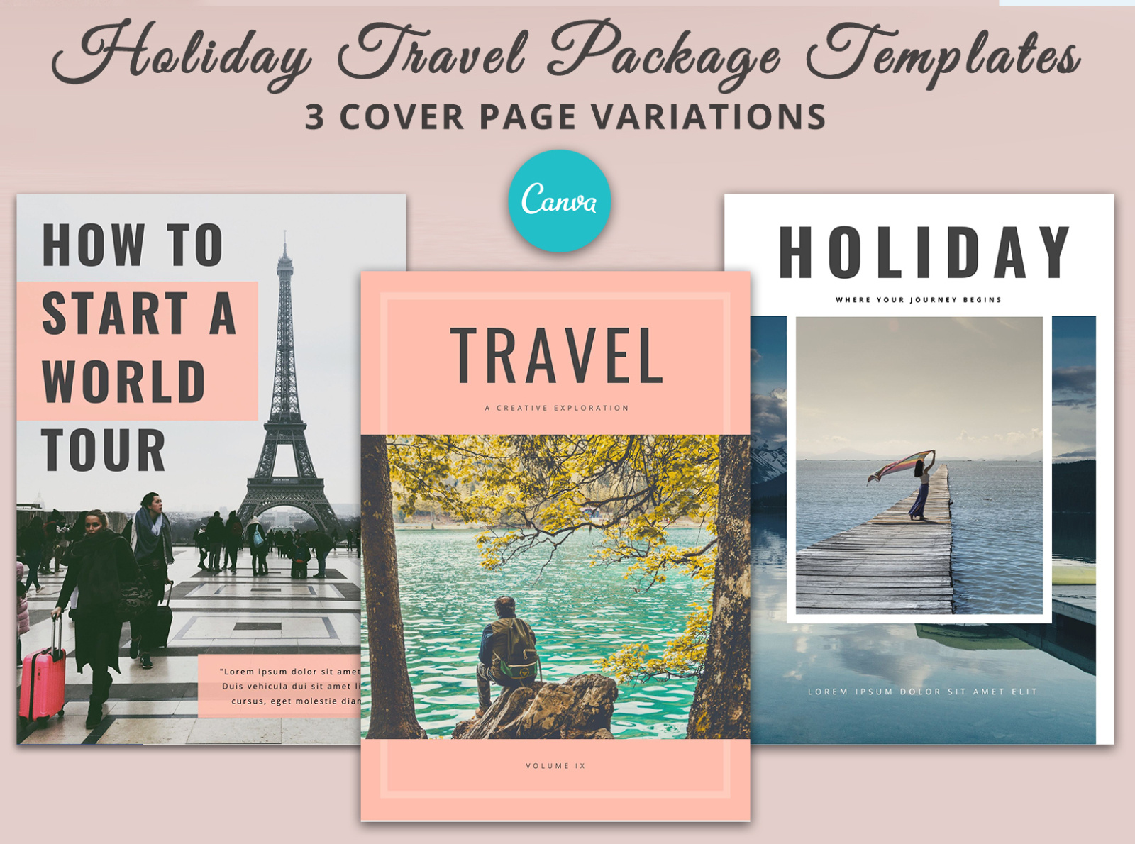 Holiday Travel Package – Canva Templates by Pennyblack Templates on ...