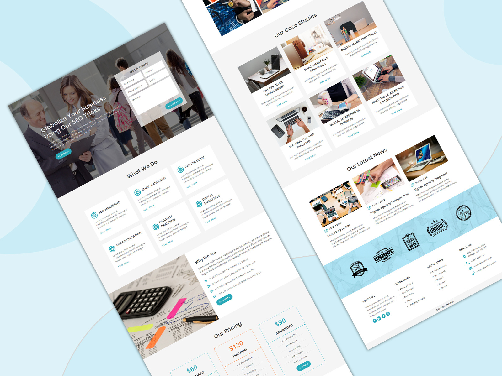 Insight – Divi Theme Layout by Pennyblack Templates on Dribbble