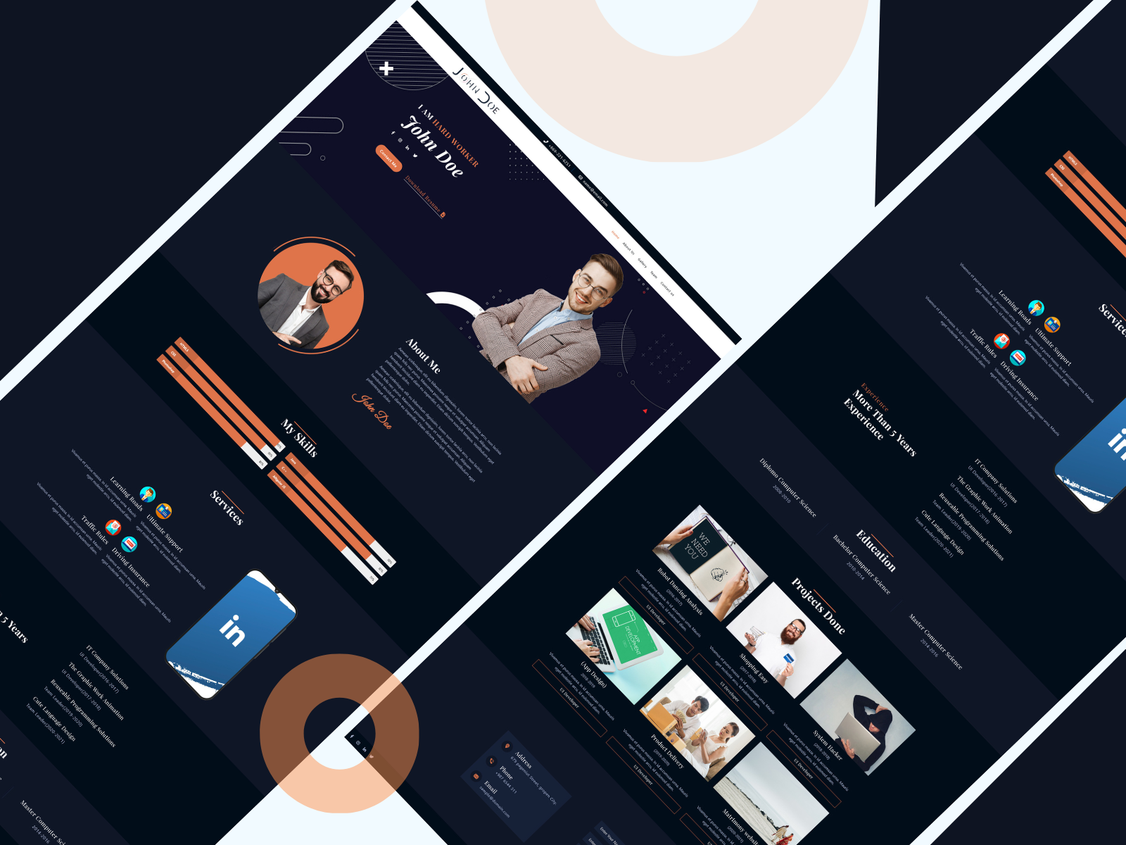 Personal Portfolio – HTML Landing Page Template by Pennyblack Templates ...