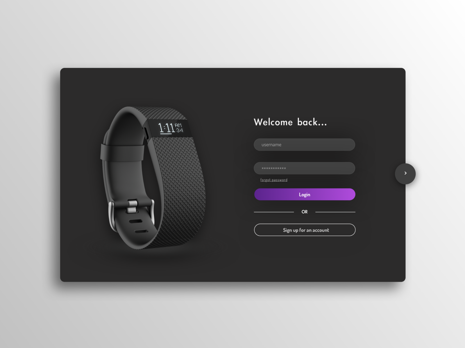 Desktop Login by Heather Dumond on Dribbble