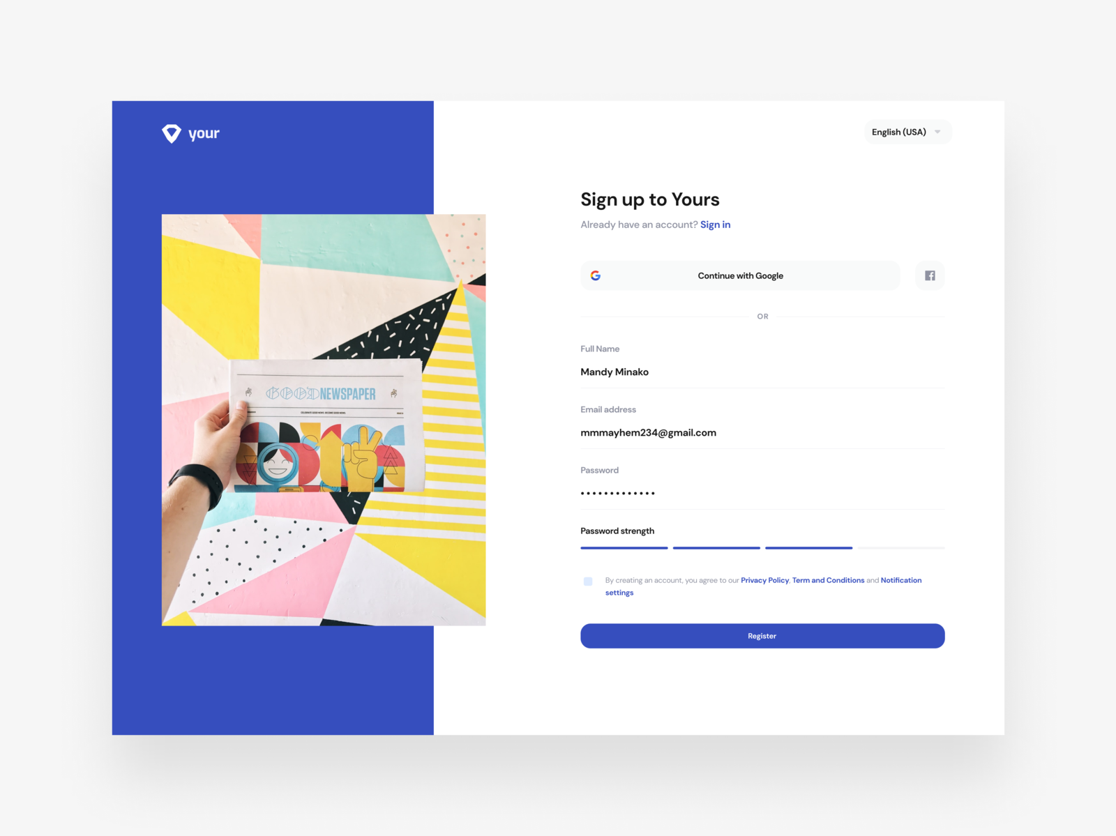 OOE Login by Aetherium Forge on Dribbble
