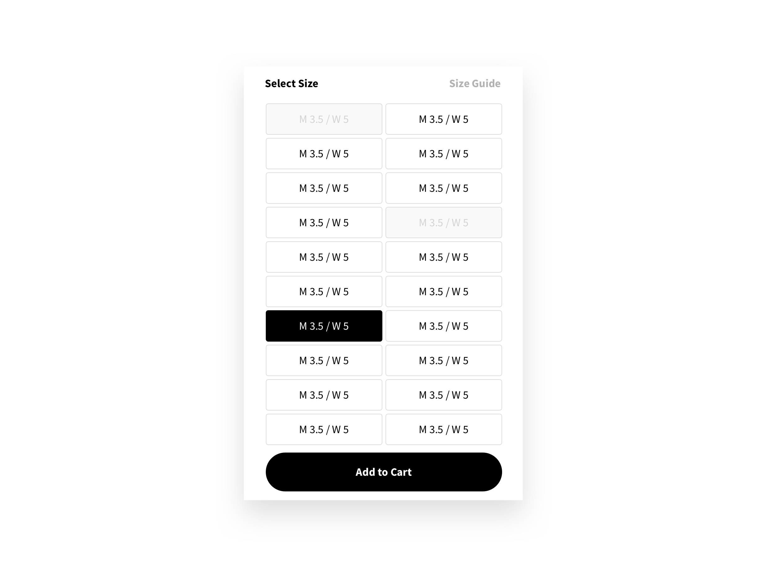 Select Sizes by Aetherium Forge on Dribbble