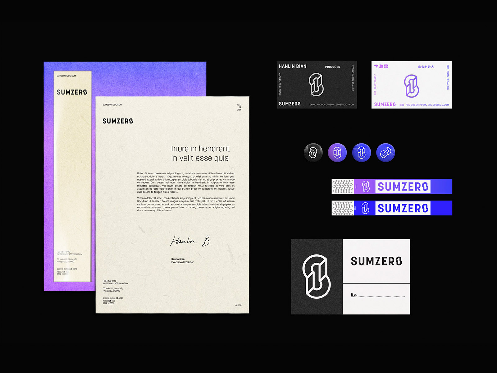 Sumzero Branding 01 by Tianrui Zhang on Dribbble