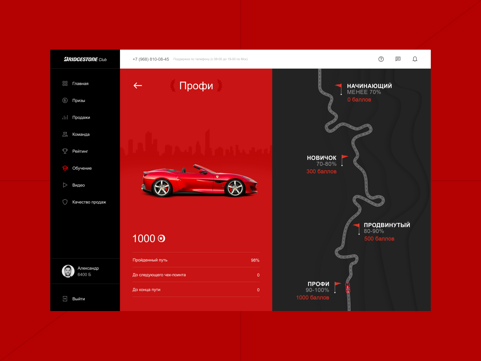 Bridgestone club by Dmitry on Dribbble
