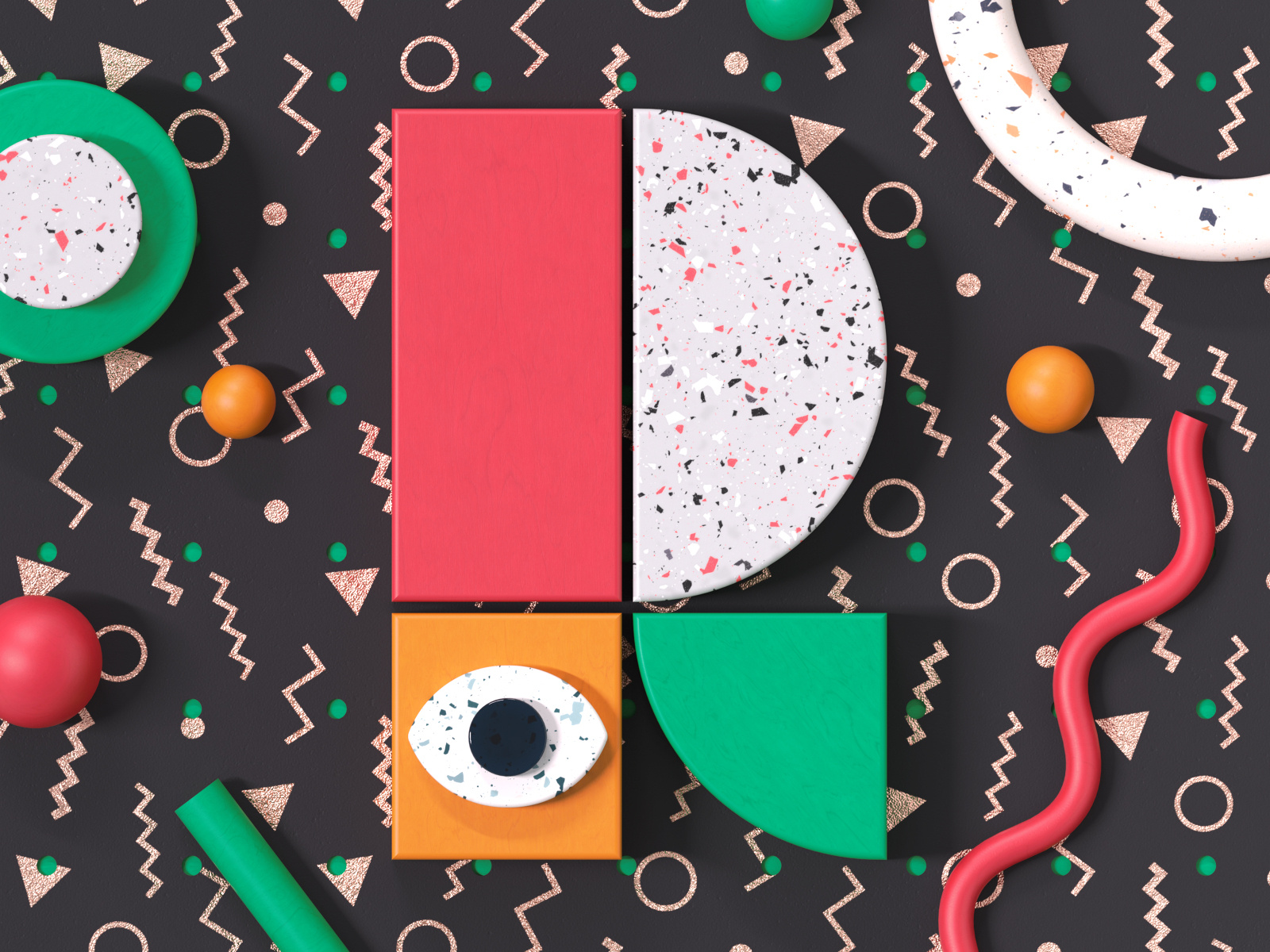 R for 36 Days of Type by Jose Arroyo on Dribbble