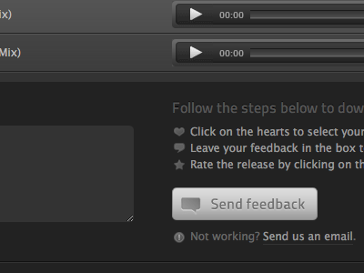 Press & Play form by Sébastien Nikolaou on Dribbble