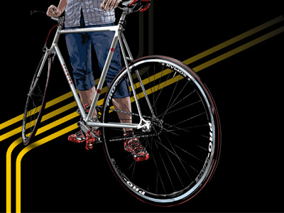 Fixed Gear Illustration by Rebecca Rees on Dribbble