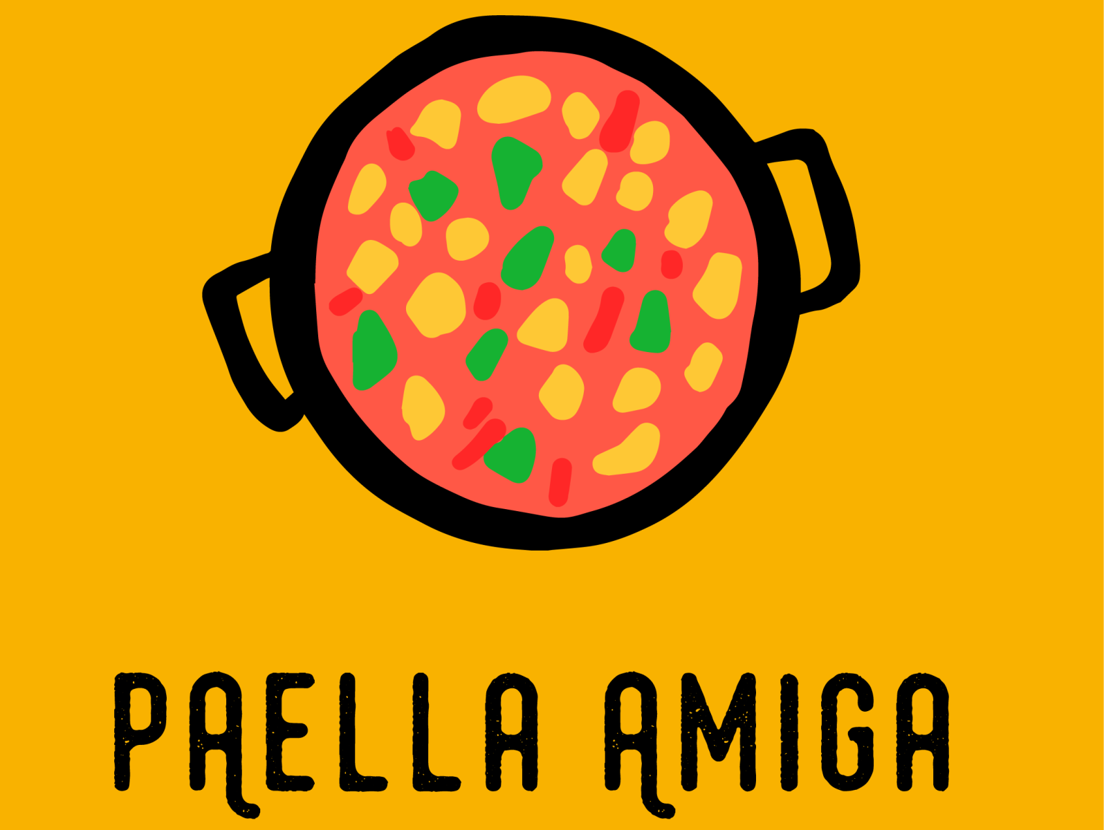 Logo for Paella Takeaway in Bristol by Marta Zubieta on Dribbble