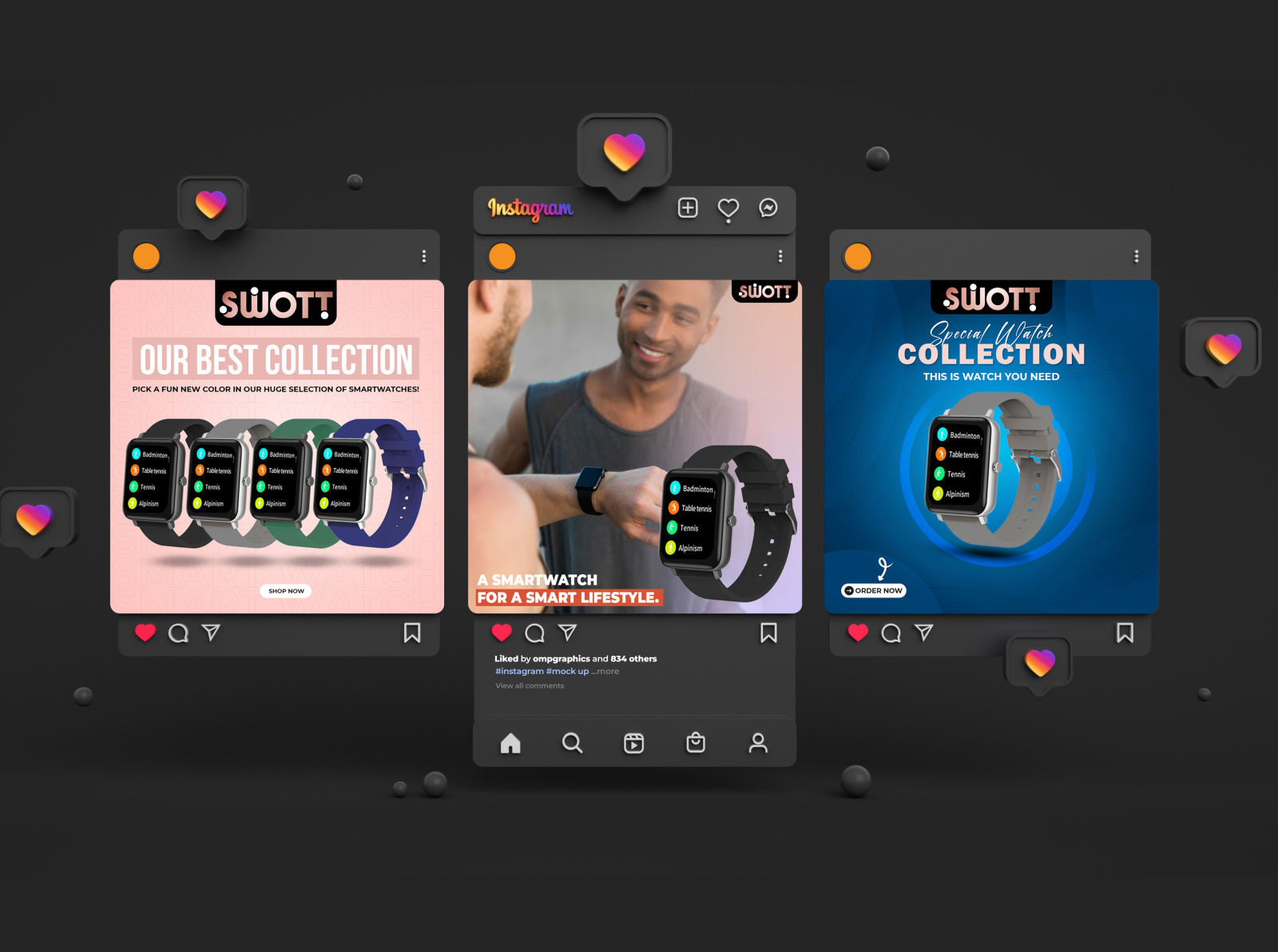 Social Media Post Design/Ad by OM Parkash (Graphic Designer) on Dribbble