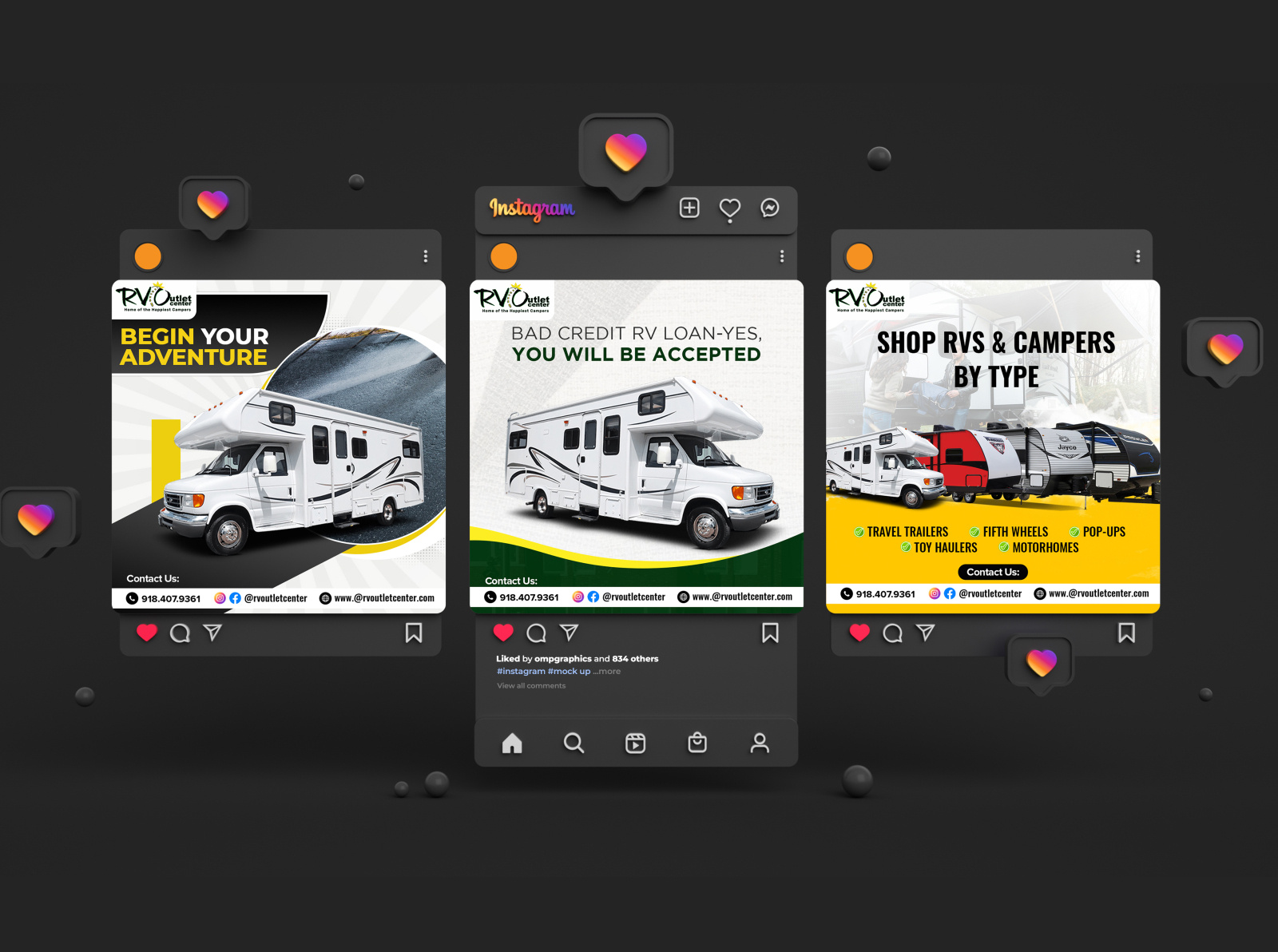 RV's Social Media Post Design/Ad by OM Parkash (Graphic Designer) on ...