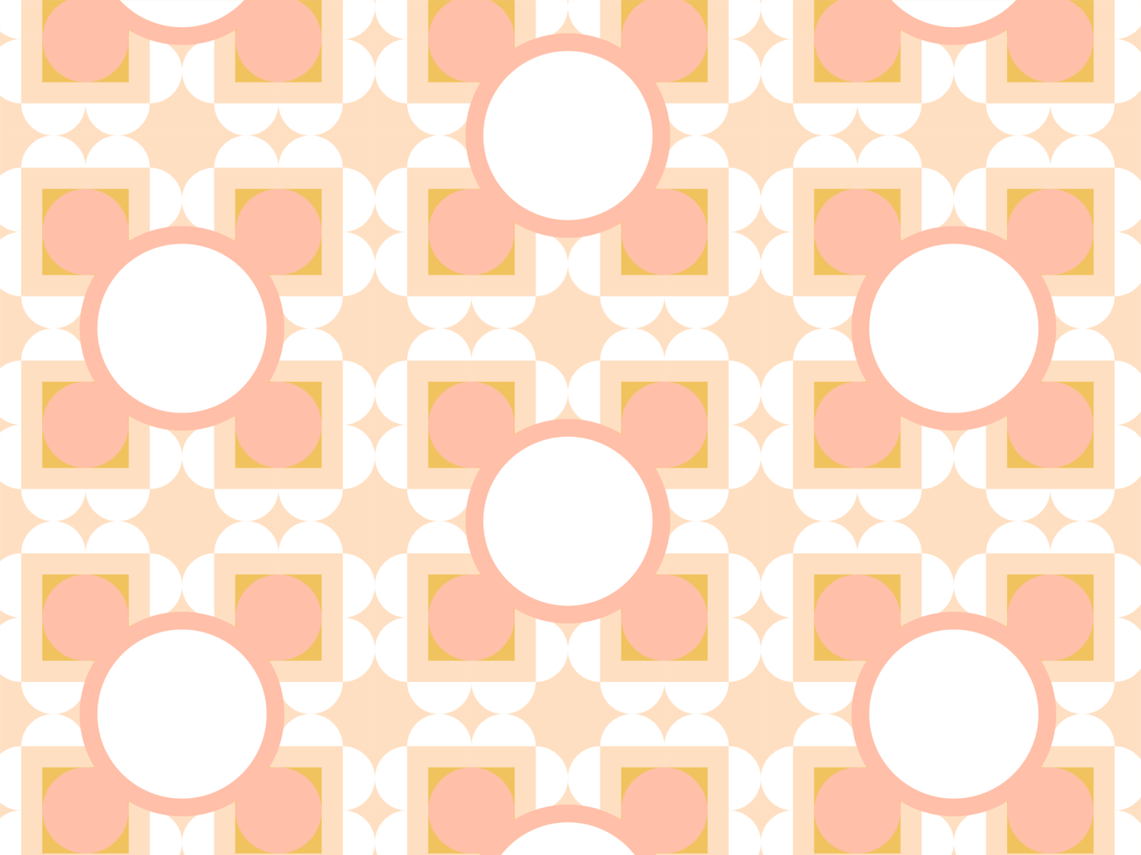 Pattern and Color Exploration No 20 — Peaches and Cream by Philip ...