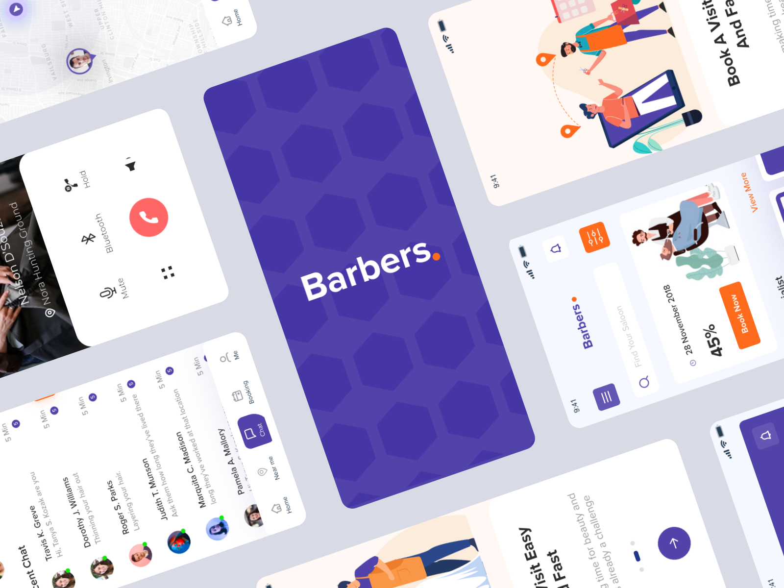 Barber App by Madbrains Technologies LLP on Dribbble