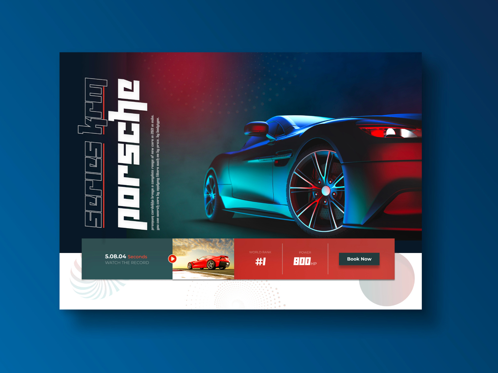 Car Website UI by PitchWorx on Dribbble