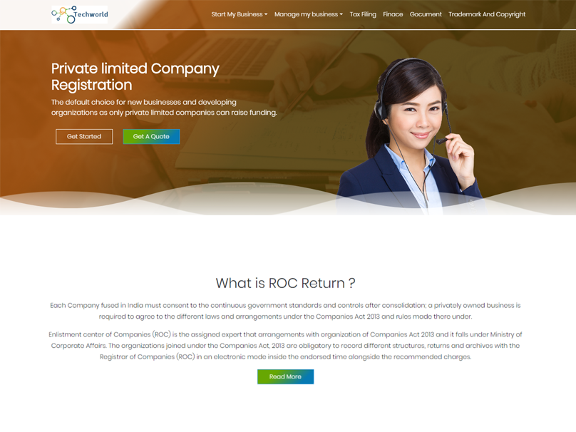 New Business? Then, the default choice! by Chandrababu P on Dribbble