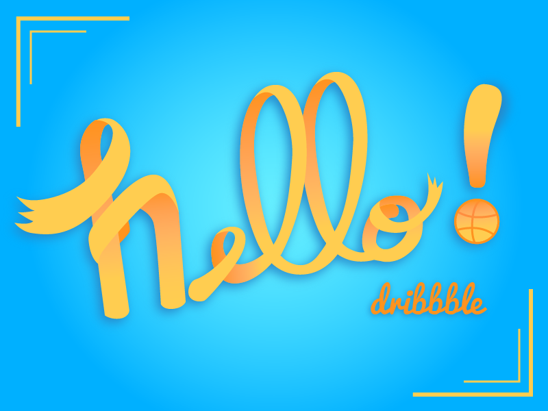 Dribbble Hello by Kelsey Arras on Dribbble