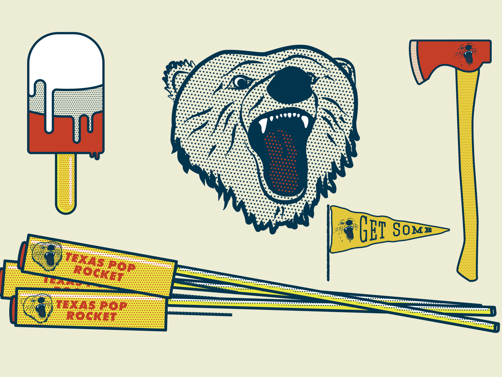 Texas Pop Rocket by Mitch Johnson on Dribbble