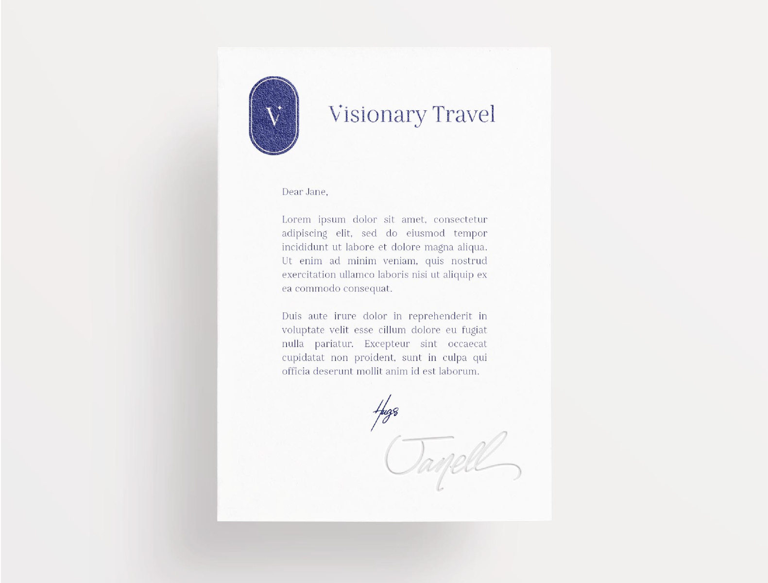 Stationery Mockup for Visionary Travel by Courtney | From Out West on ...