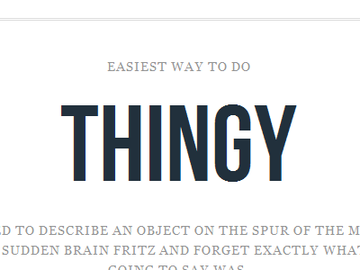 the welcome page for Thingy by Yoosuf Mo on Dribbble