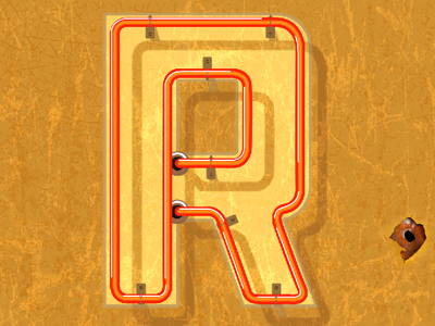Neon R Textured by David Cran on Dribbble