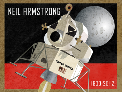 Neil Armstrong by David Cran on Dribbble