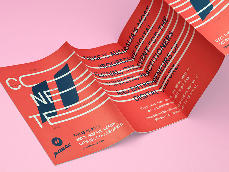 Pause Fest 2015 Program by Amanda Kirkman on Dribbble