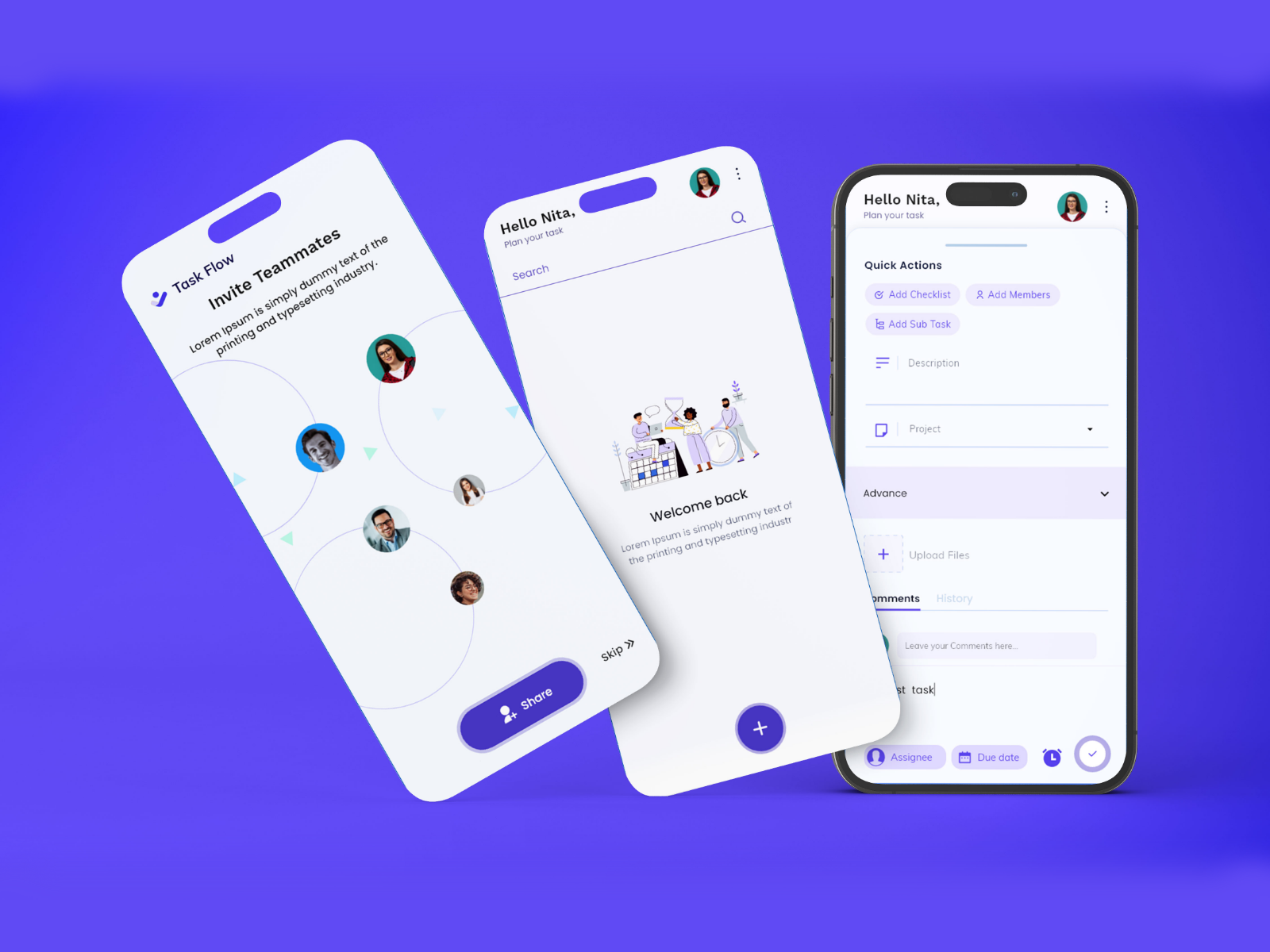 Task Management App by Shabeeb P on Dribbble Task Management App by Shabeeb P on Dribbble