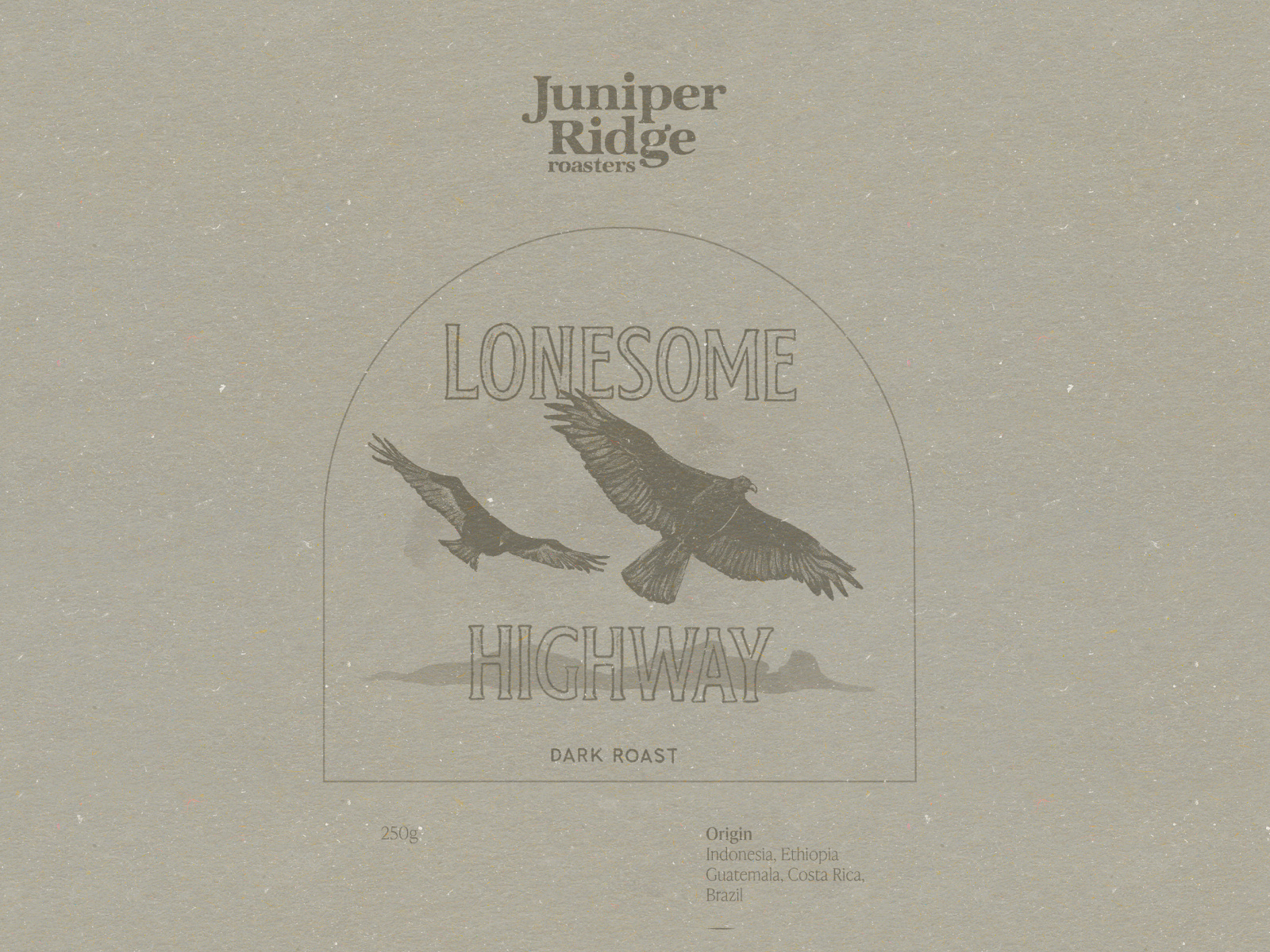 Juniper Ridge Roasters by Dean Liebau on Dribbble