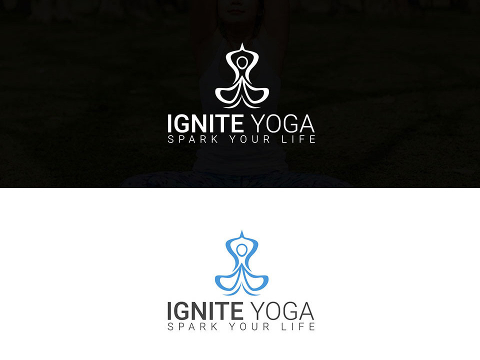 yoga logo by Hemant Moyal on Dribbble