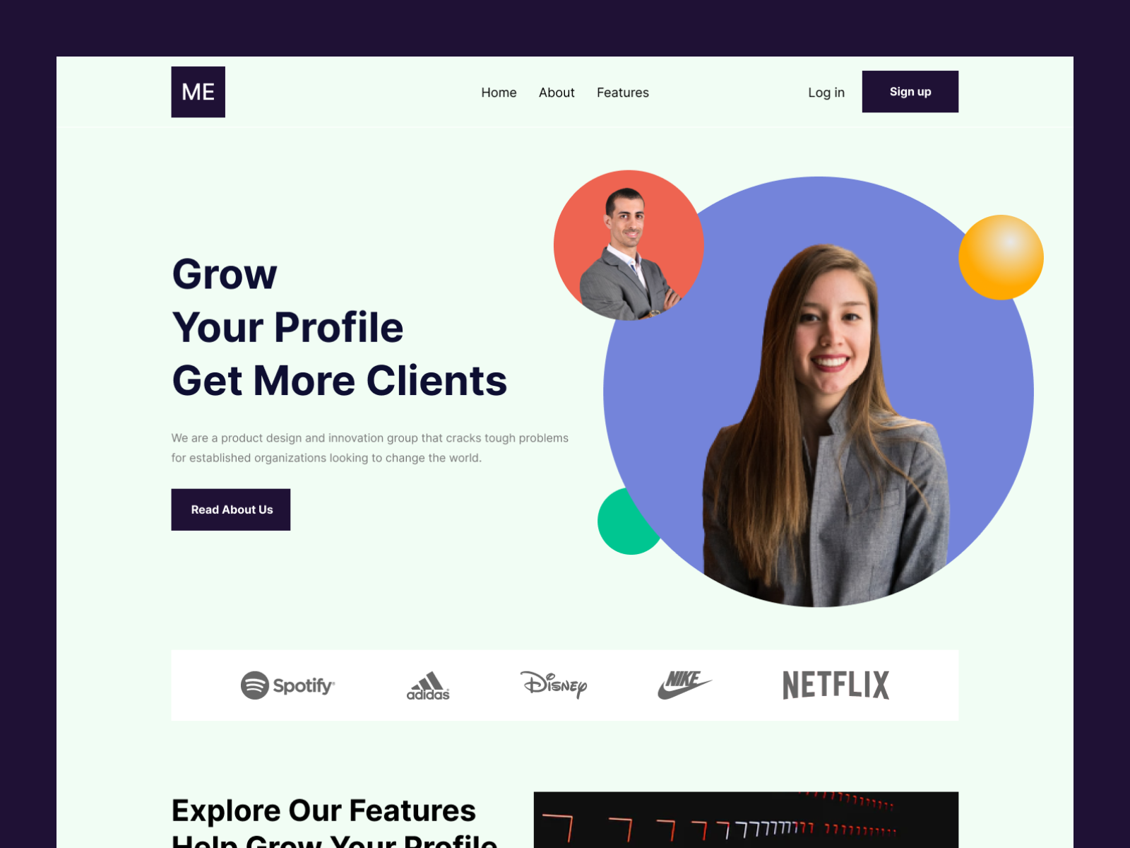 Website UI Design by Amirul islam on Dribbble