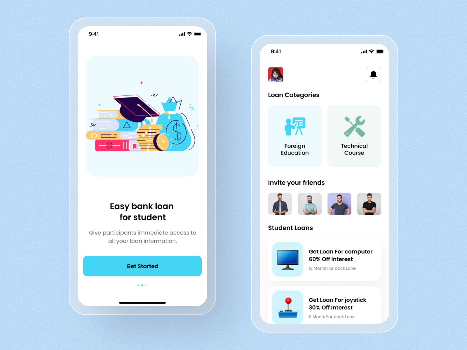 Student Banking App UI Design by Amirul islam for NovoStack on Dribbble